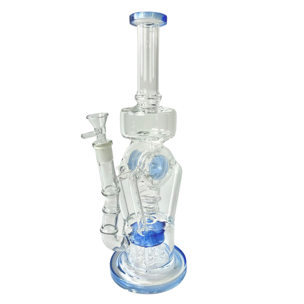 14" Penta Cyclo-Spring Bong – TheNorthBoro