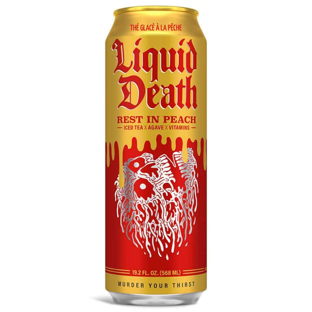 Liquid Death - Rest in Peach 568ml – TheNorthBoro