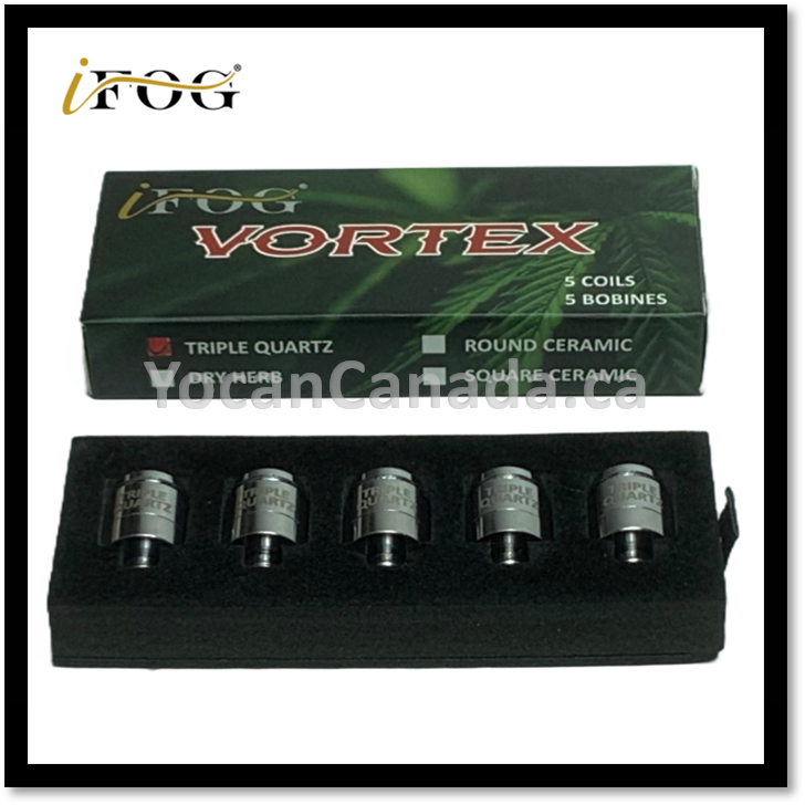 IFOG VORTEX TRIPLE QUARTZ COIL – BOX OF 5 – TheNorthBoro