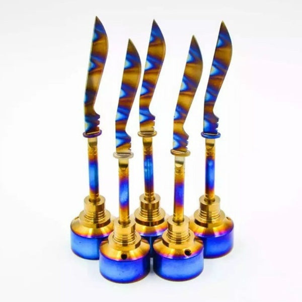 Titanium Sword Carb Cap & Dabber - Rainbow – TheNorthBoro
