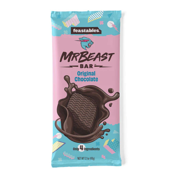 Feastables Mr Beast Bar Original Chocolate 60g – TheNorthBoro