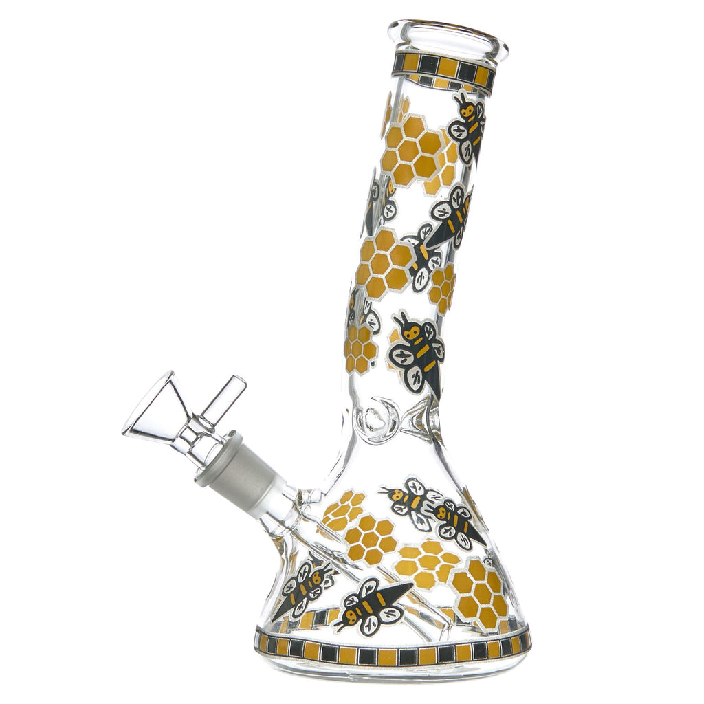 Bee-Ker Curved Bong 8" – TheNorthBoro