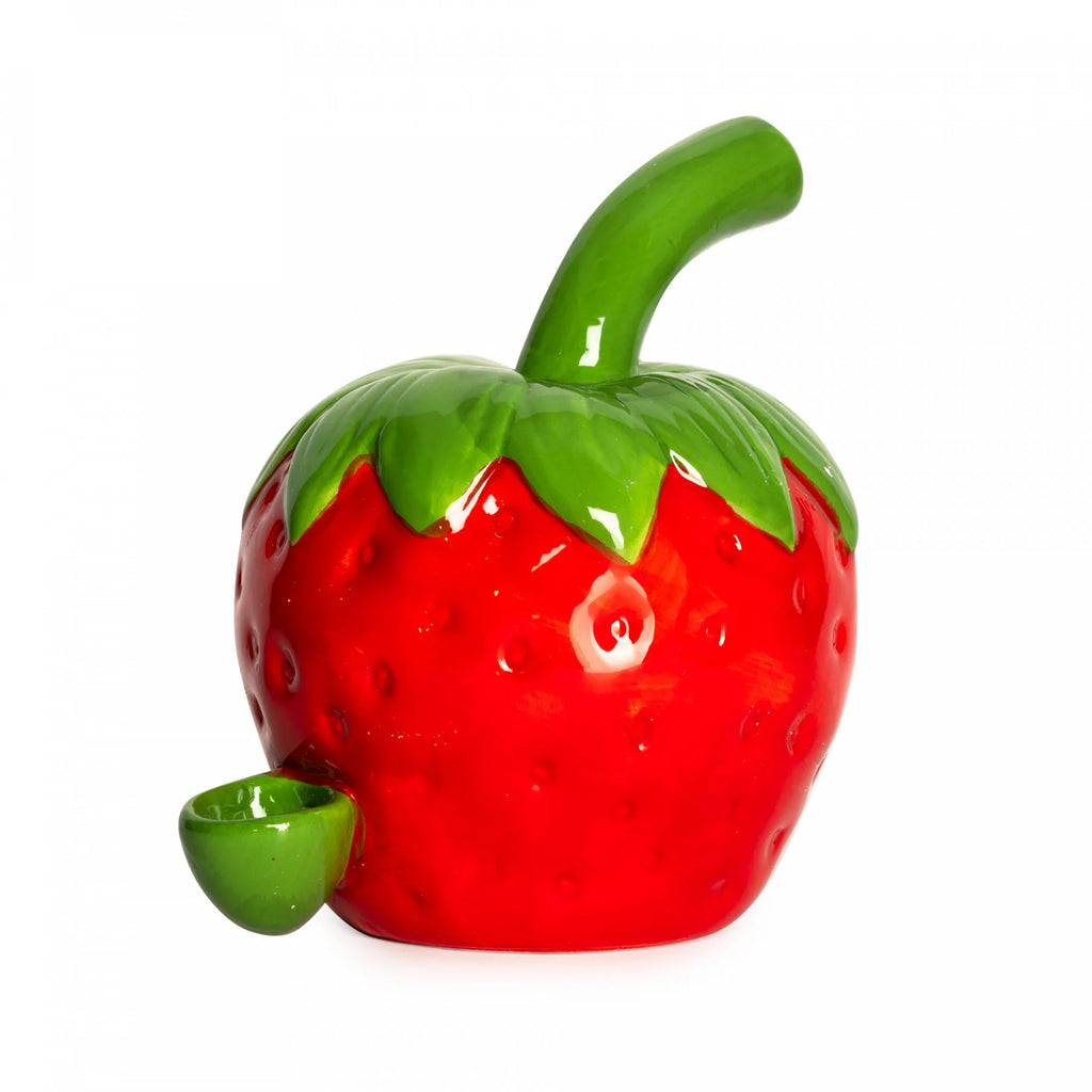 Ceramic Strawberry Pipe – TheNorthBoro